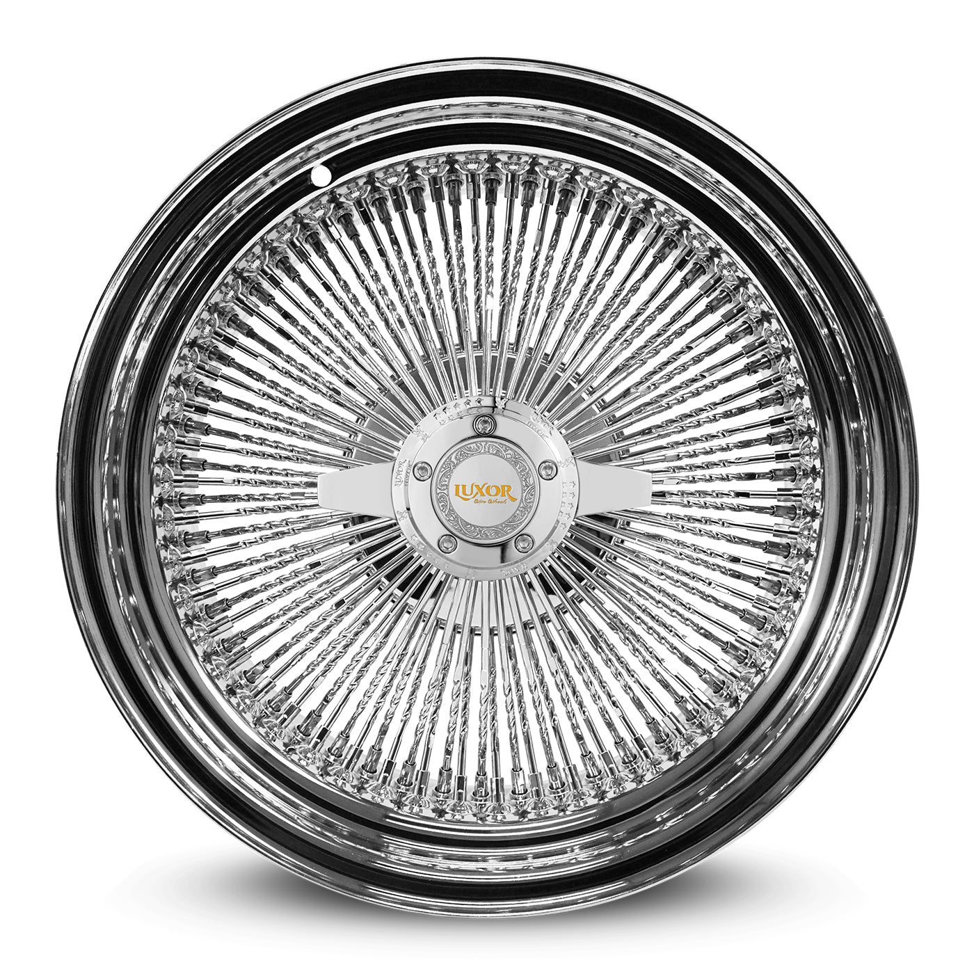 17x8 100 Cali Spoke Straight Standard Chrome