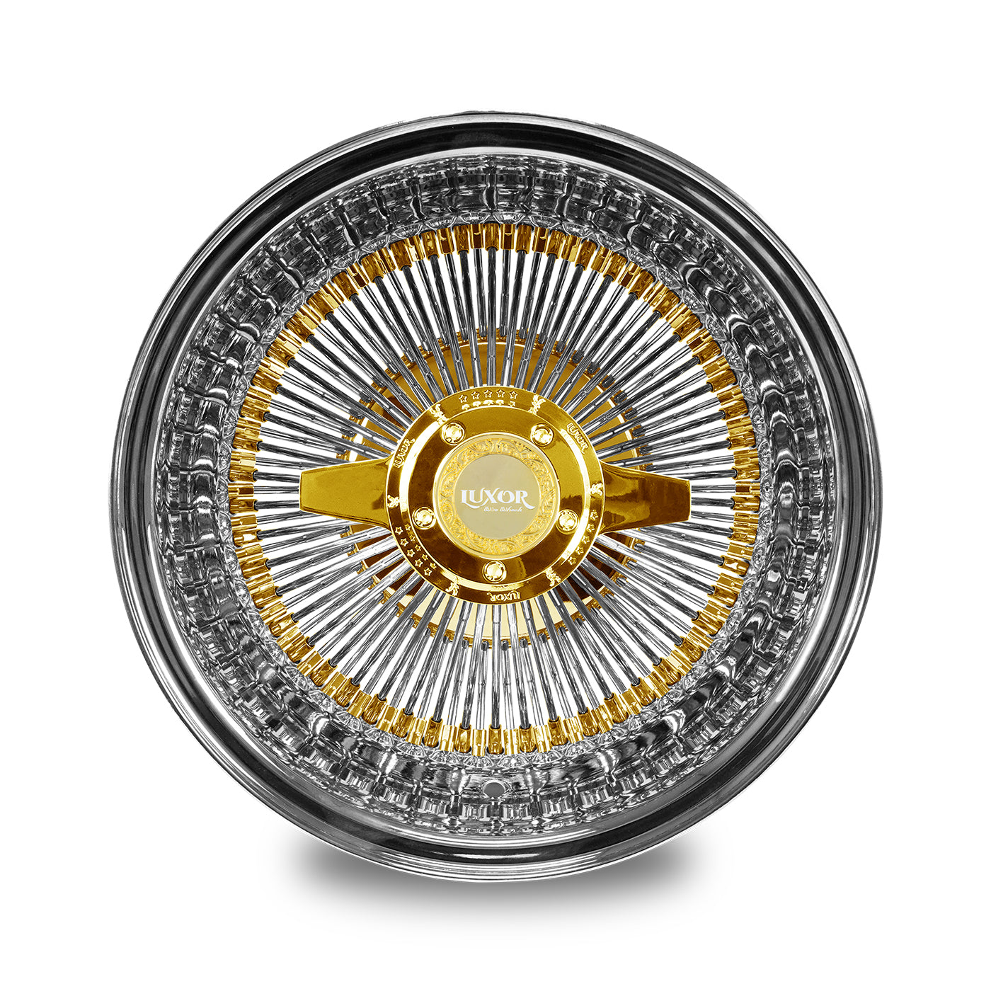 17x9 100 Straight Lace Reverse Triple Gold