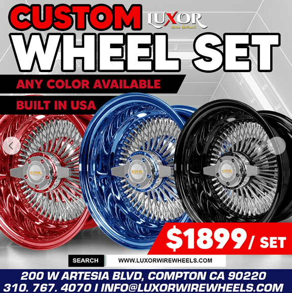 Powder-Coated Spoke Wheels | Luxor Wire Wheels