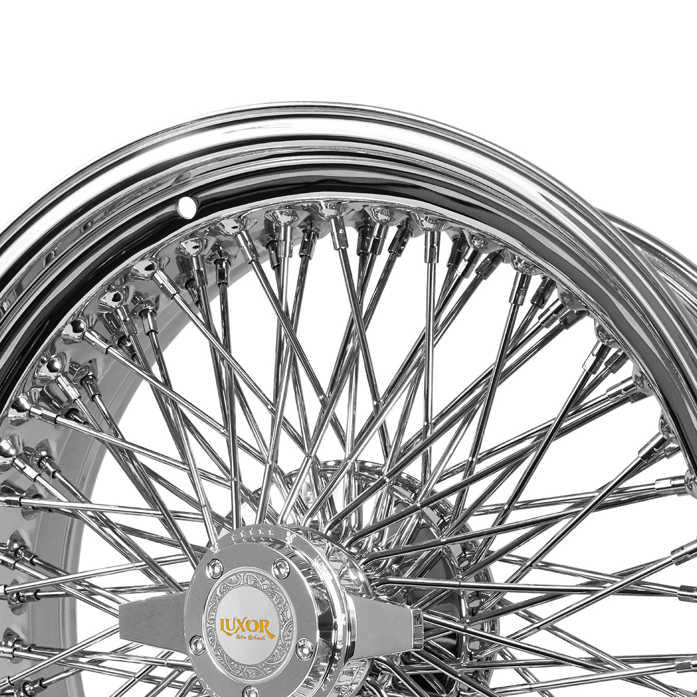 20x8 96 Quad Cross Lace Chrome