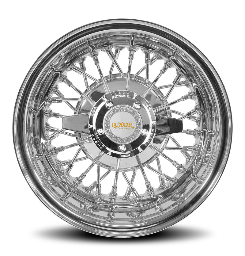 36-Spoke Cross Lace Wheels | Luxor Wire Wheels