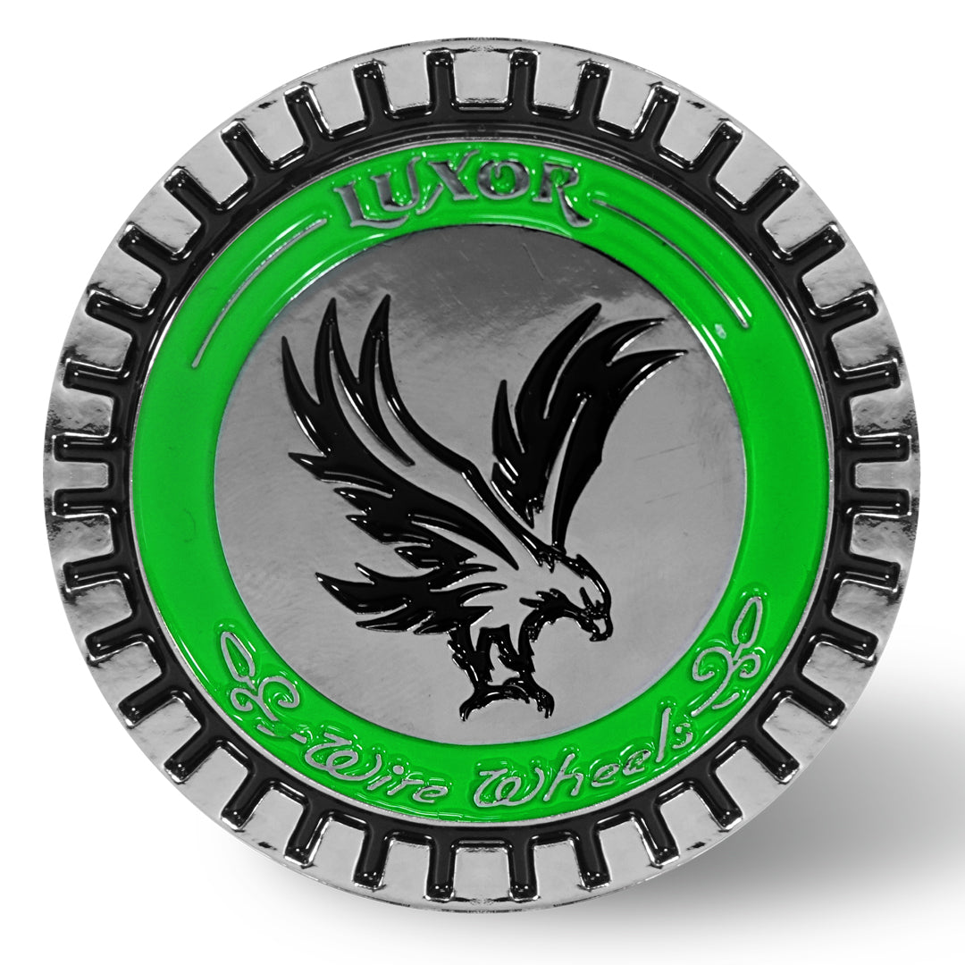 Eagle Chip Zinc Alloy Luxor Wire Wheels | LUXOR WIRE WHEELS