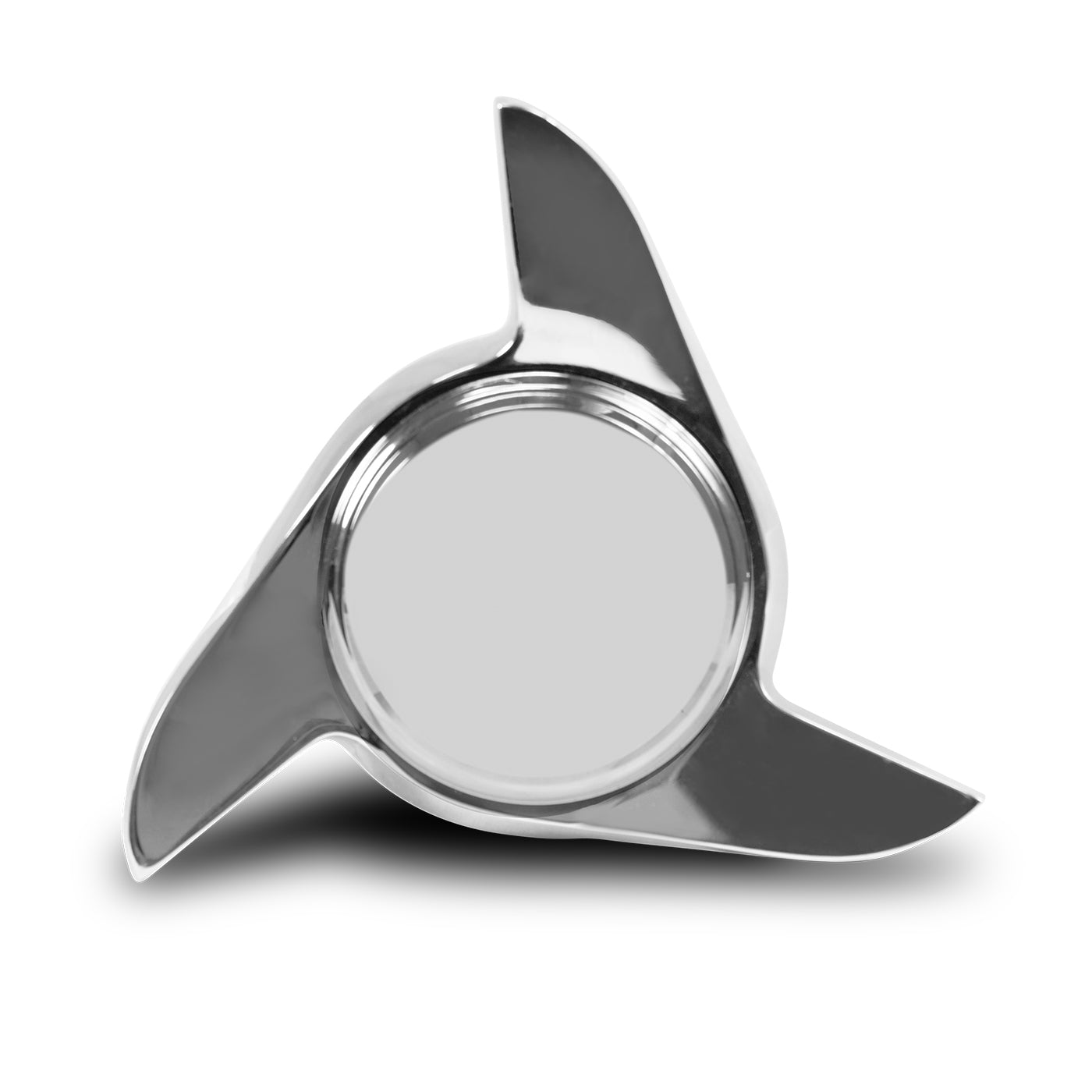 3 Bar Shark Fin Swept Dome Knock Off Chrome