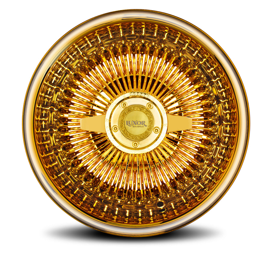 Gold Wire Wheels | Gold Rims | Luxor Wire Wheels